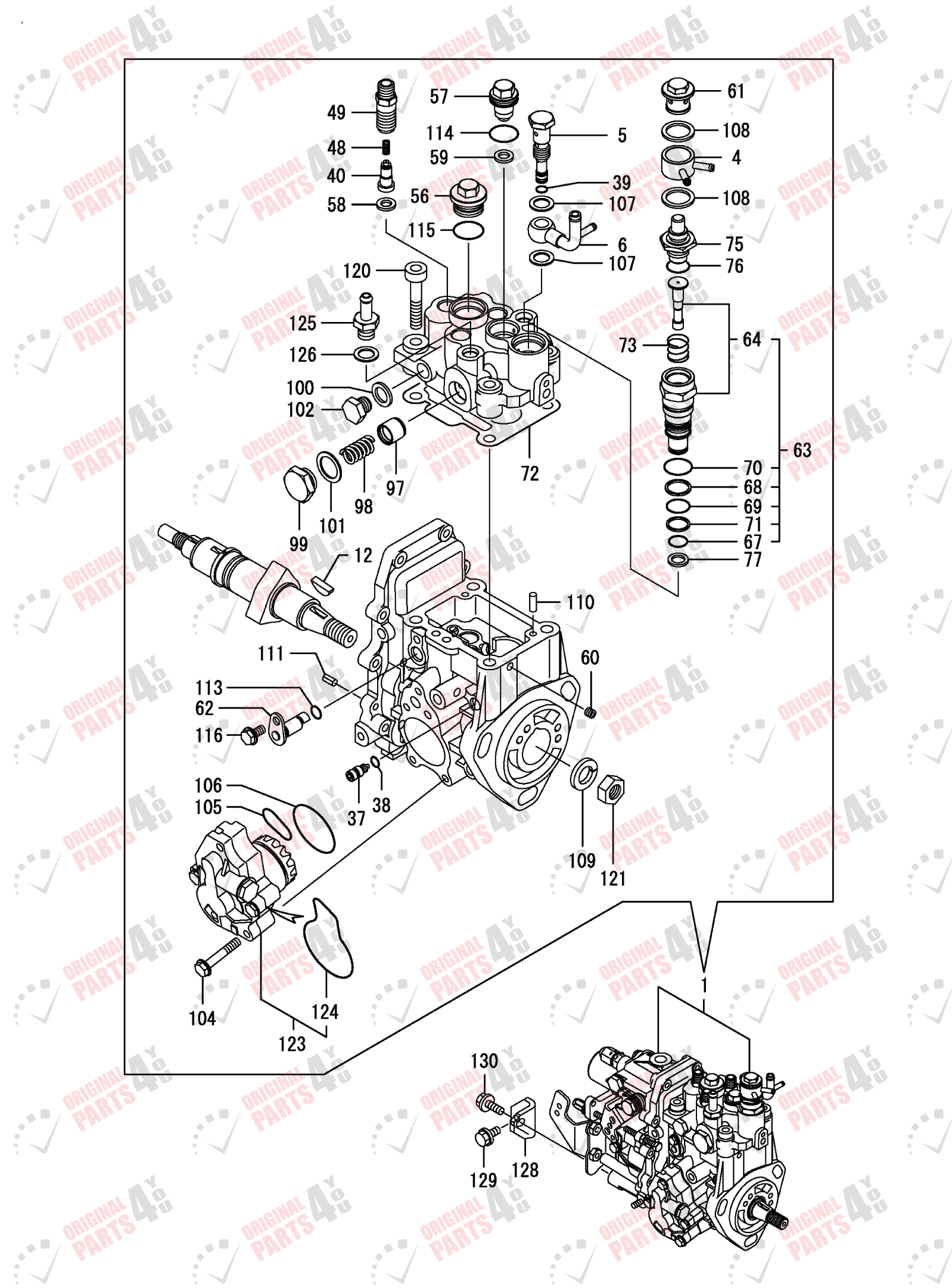 Original Spare Parts Service | Originalparts4you