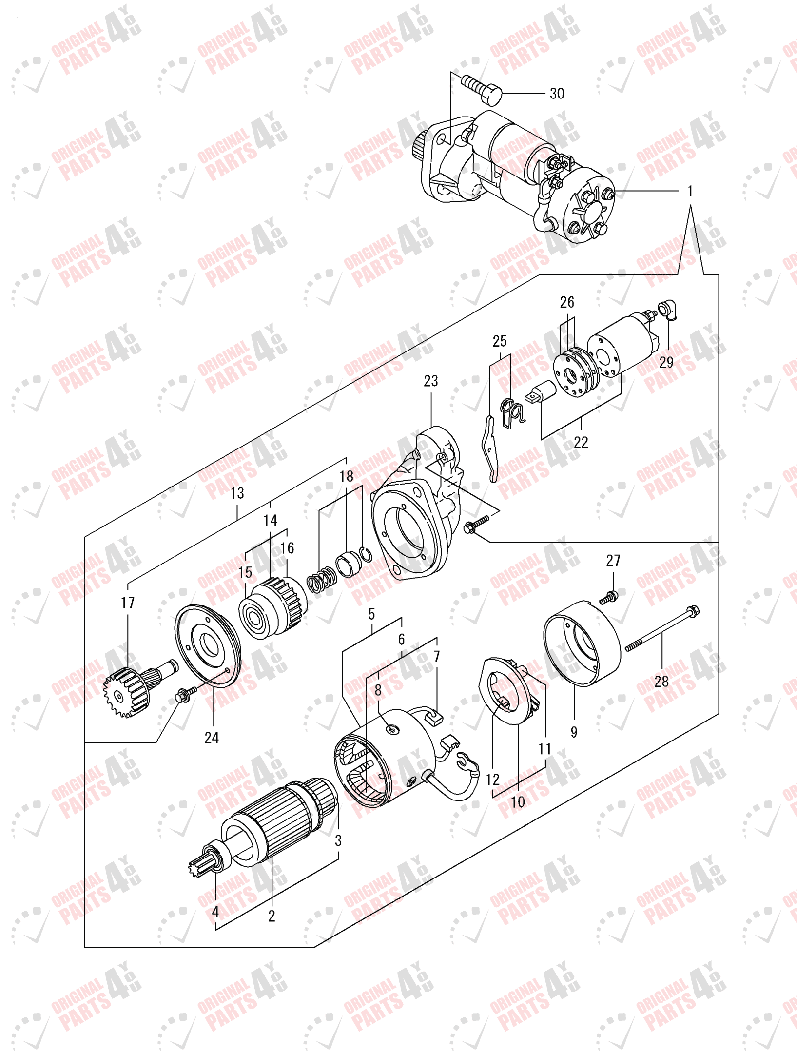 Original Spare Parts Service | Originalparts4you