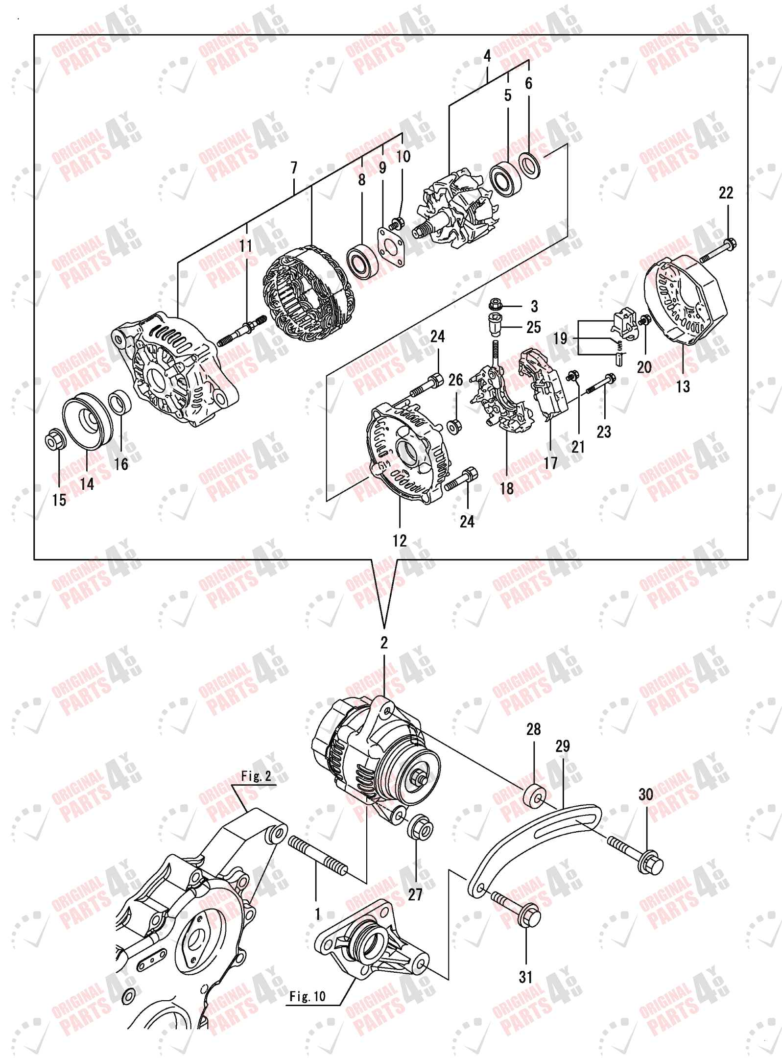 Original Spare Parts Service | Originalparts4you