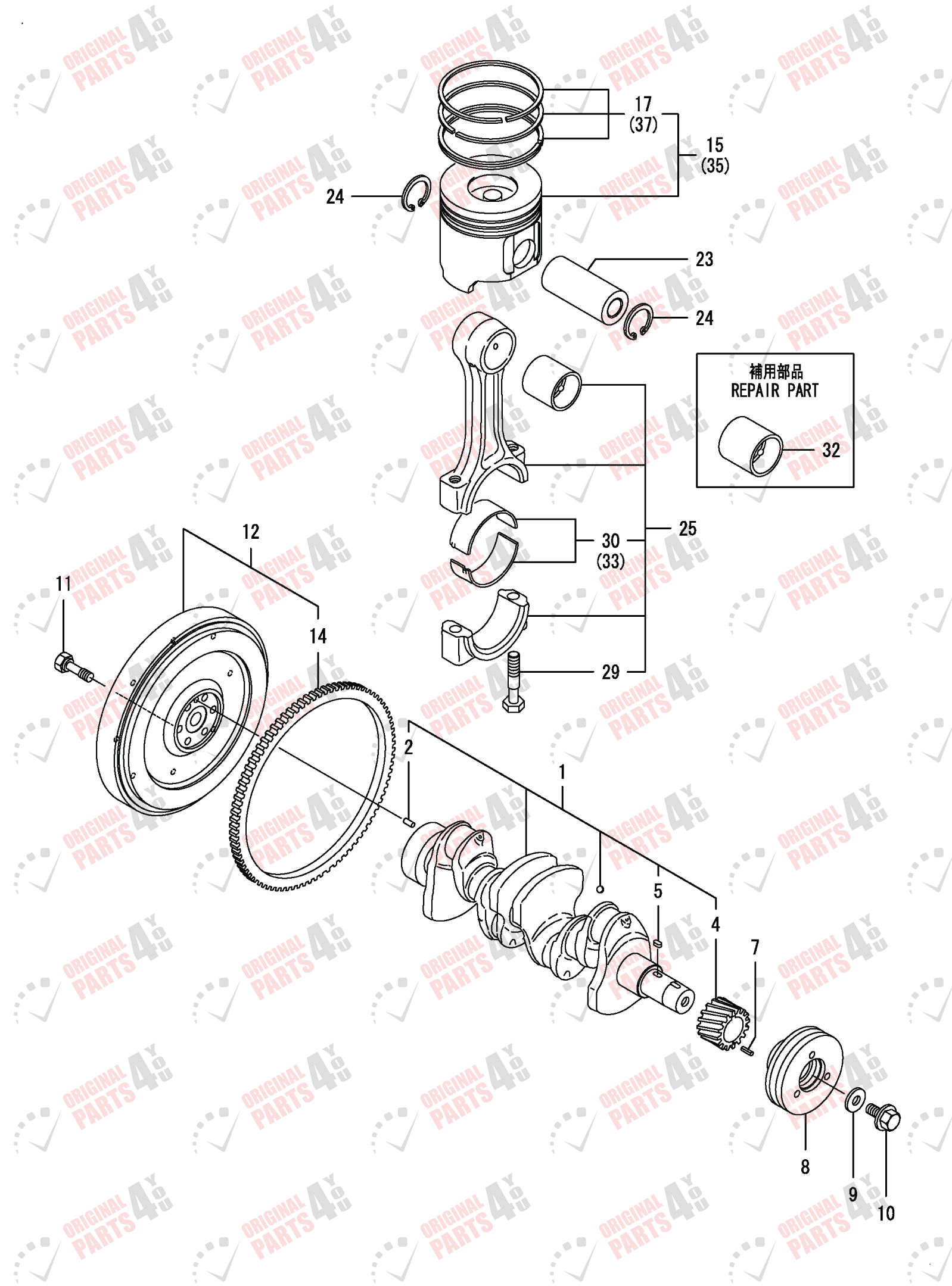 Original Spare Parts Service | Originalparts4you
