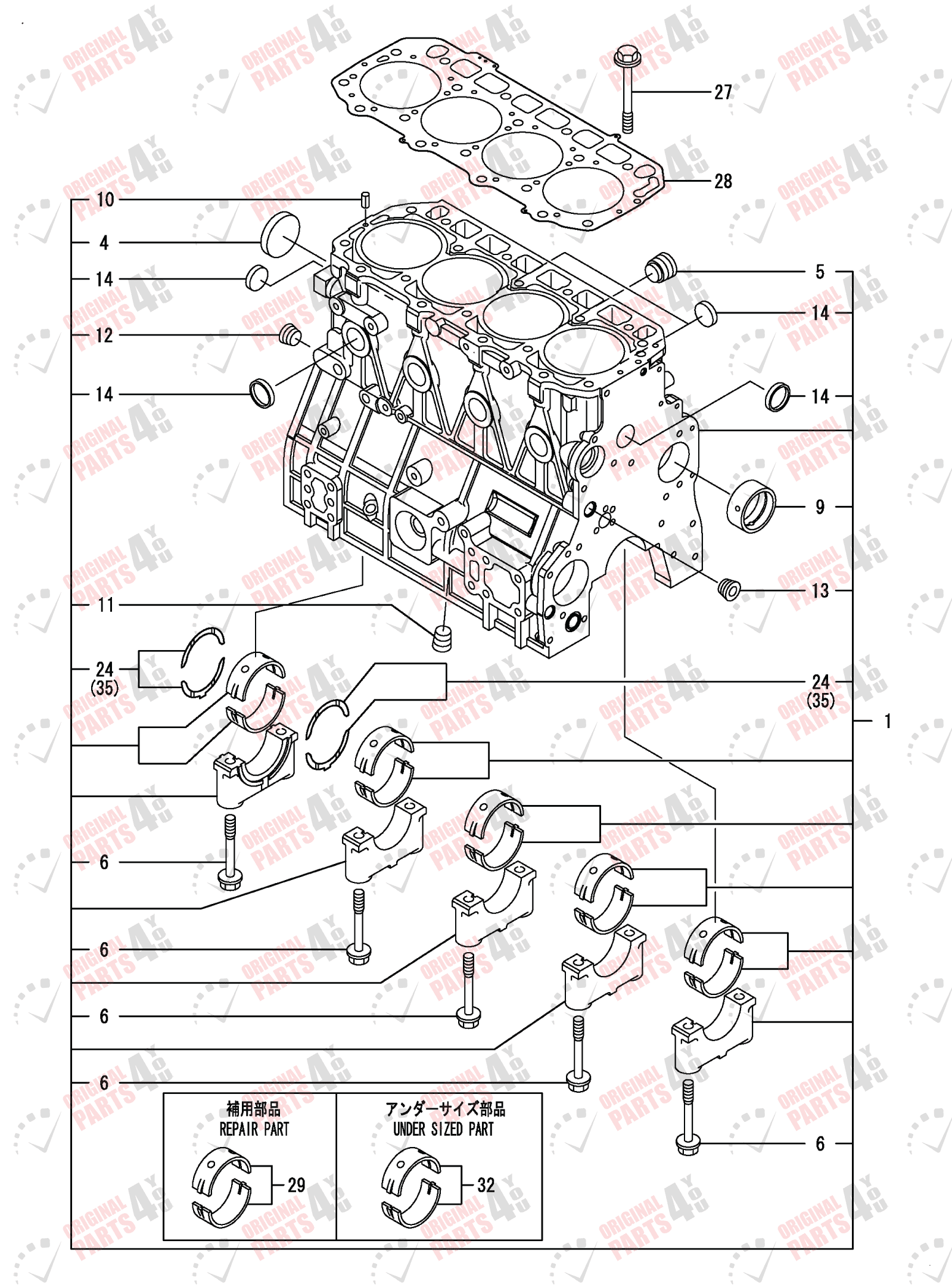 Original Spare Parts Service | Originalparts4you
